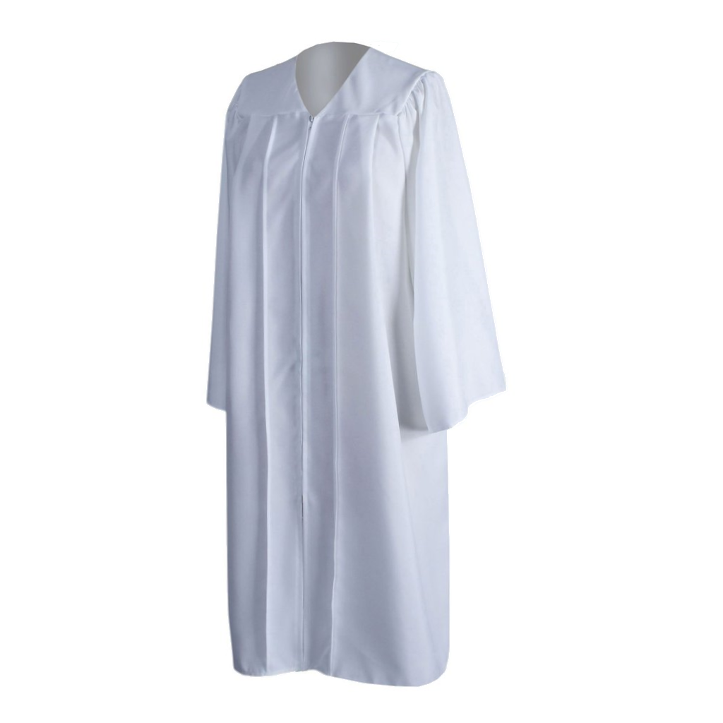 Choir Robes Sale - Matte White Choir Gown